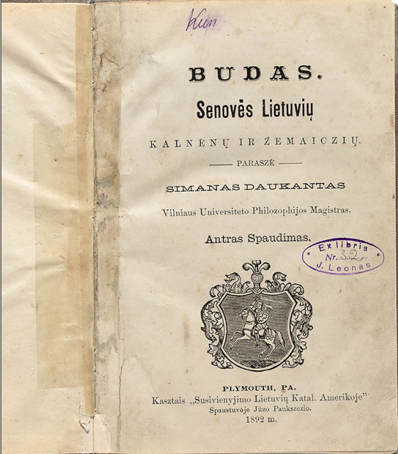 Tomo Venclovos „Vilniaus vardai“: Daukantas Simonas